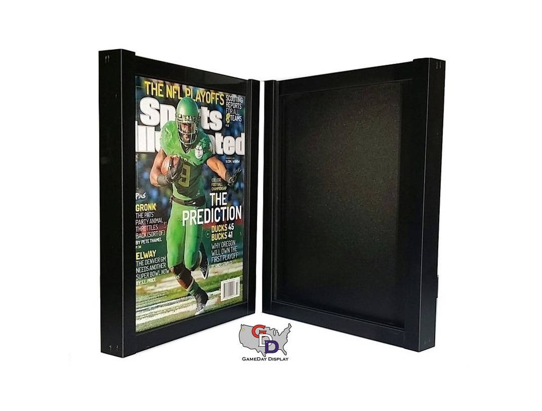 Lot of 2 Sports Illustrated Magazine Display Case Frame by Gameday ...
