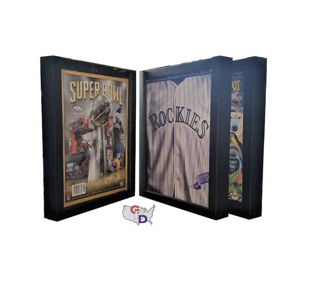 Lot of 3 Standard Sized Sports Program Display Case Frame by Gameday ...