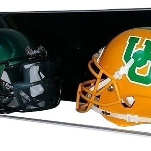 Acrylic Wall Mount Double Mini Helmet Display Case by Gameday Display ...
