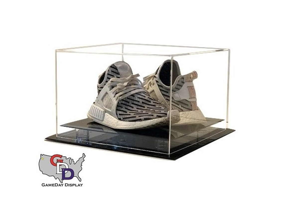 Acrylic Desk Counter or Table Top Small Shoe Pair Display Case | Etsy