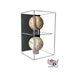 Acrylic Wall Mount Vertical Double Baseball Display Case by Gameday ...