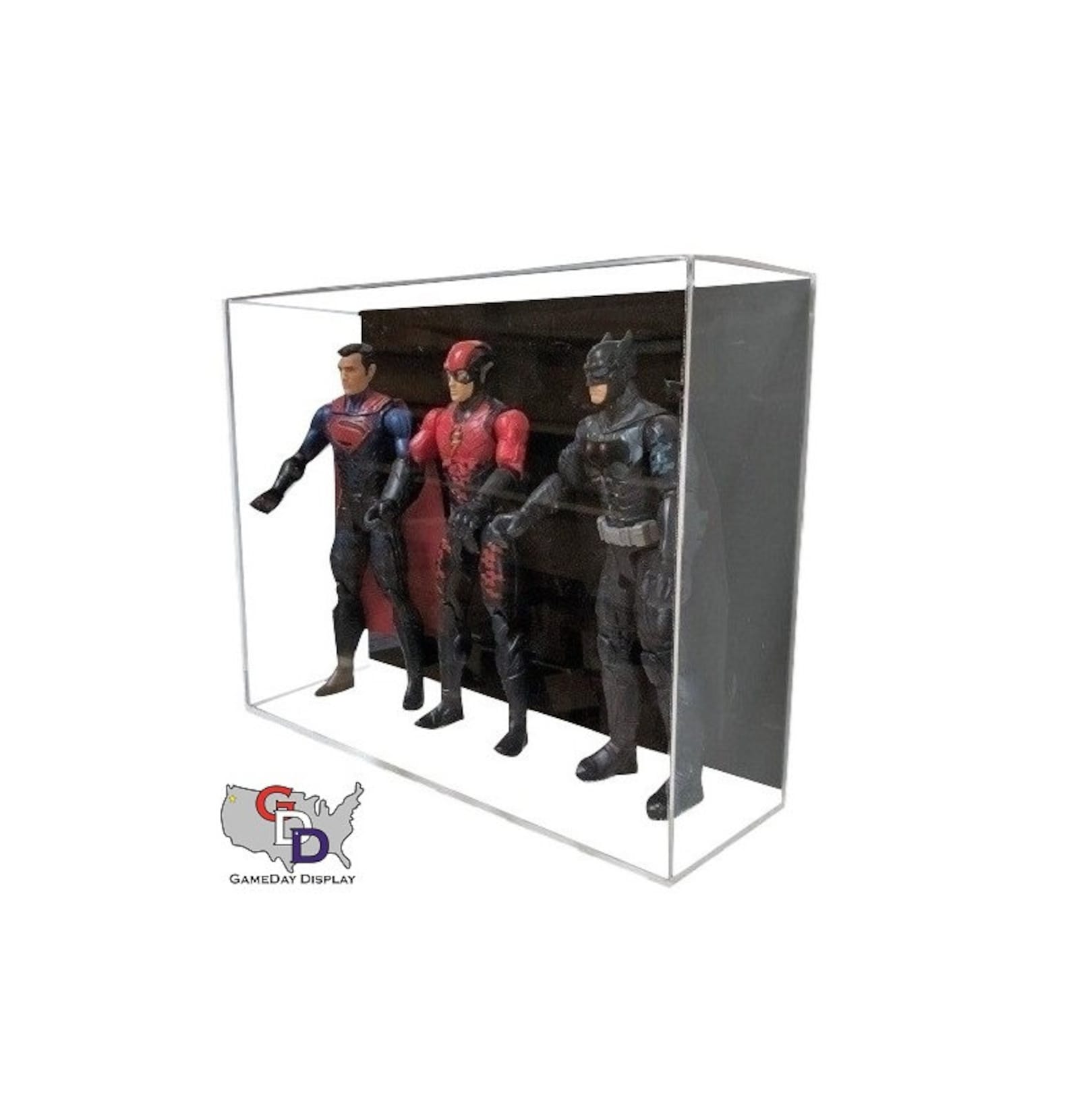 Acrylic Wall Mount Triple Action Figure Display Case 1:6 or - Etsy
