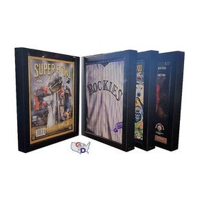 Lot of 4 Standard Sized Sports Program Display Case Frame by Gameday ...