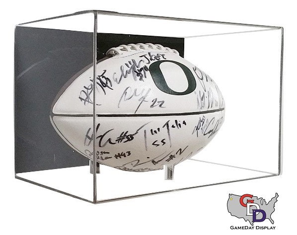 Acrylic Wall Mount Full Sized Football Display Case NFL NCAA by Gameday ...