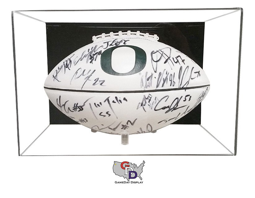 Acrylic Wall Mount Full Sized Football Display Case NFL NCAA by Gameday ...