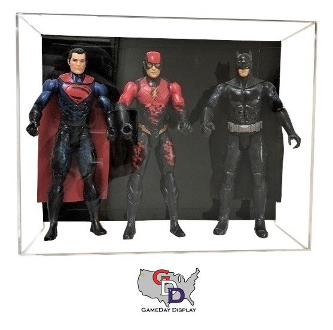 Acrylic Wall Mount Triple Action Figure Display Case 1:6 or - Etsy