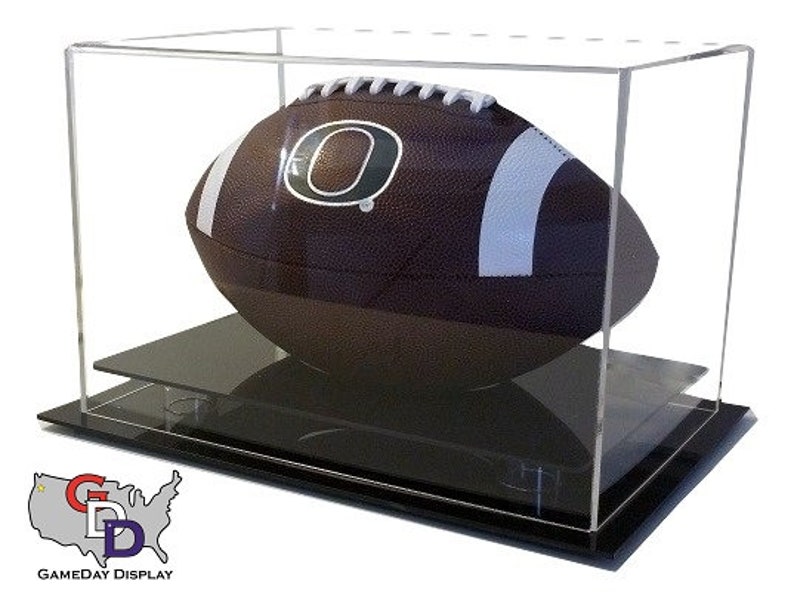 Acrylic Desk or Counter Top Full Sized Football Display Case | Etsy