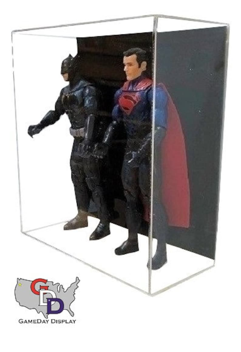 Acrylic Wall Mount Double Action Figure Display Case 1:6 or 1/6 Scale ...