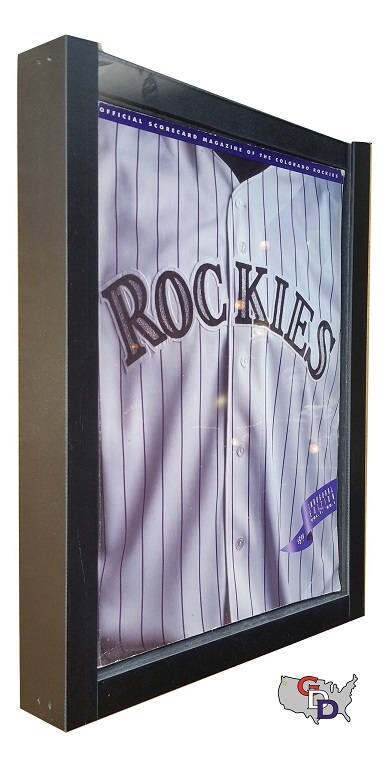 Standard Sized Sports Program Display Case Frame by Gameday Display ...