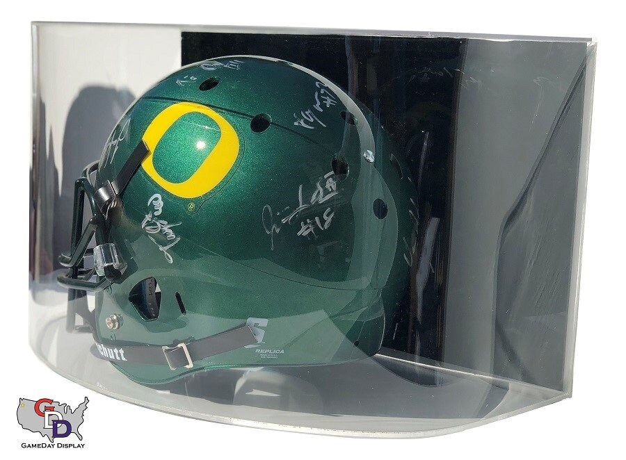 Curved Acrylic Wall Mount Full Sized Football Helmet Display - Etsy