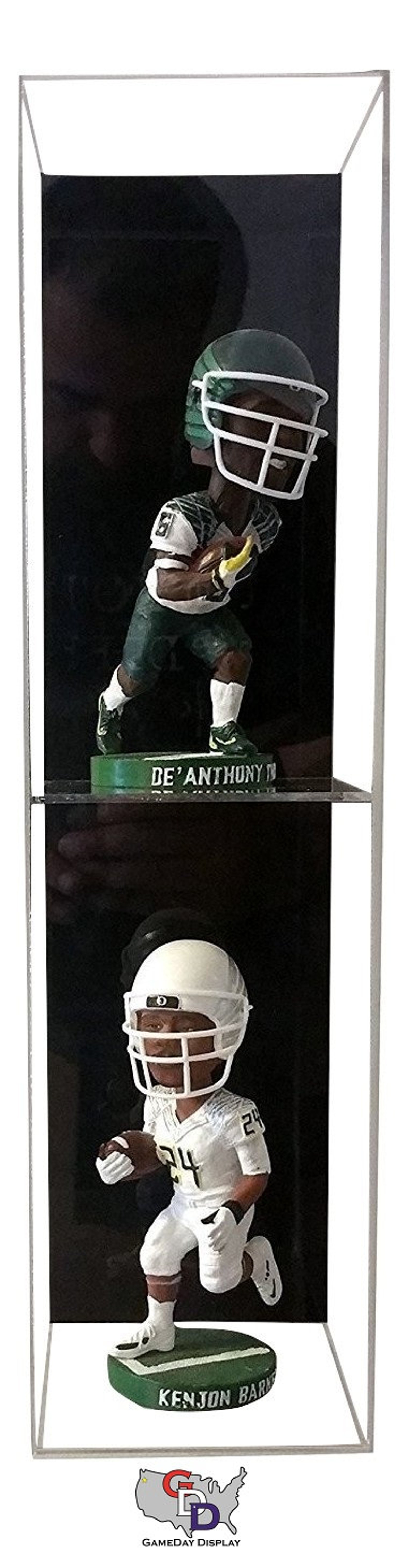 Acrylic Wall Mount Double Vertical Bobble Head Display Case by - Etsy