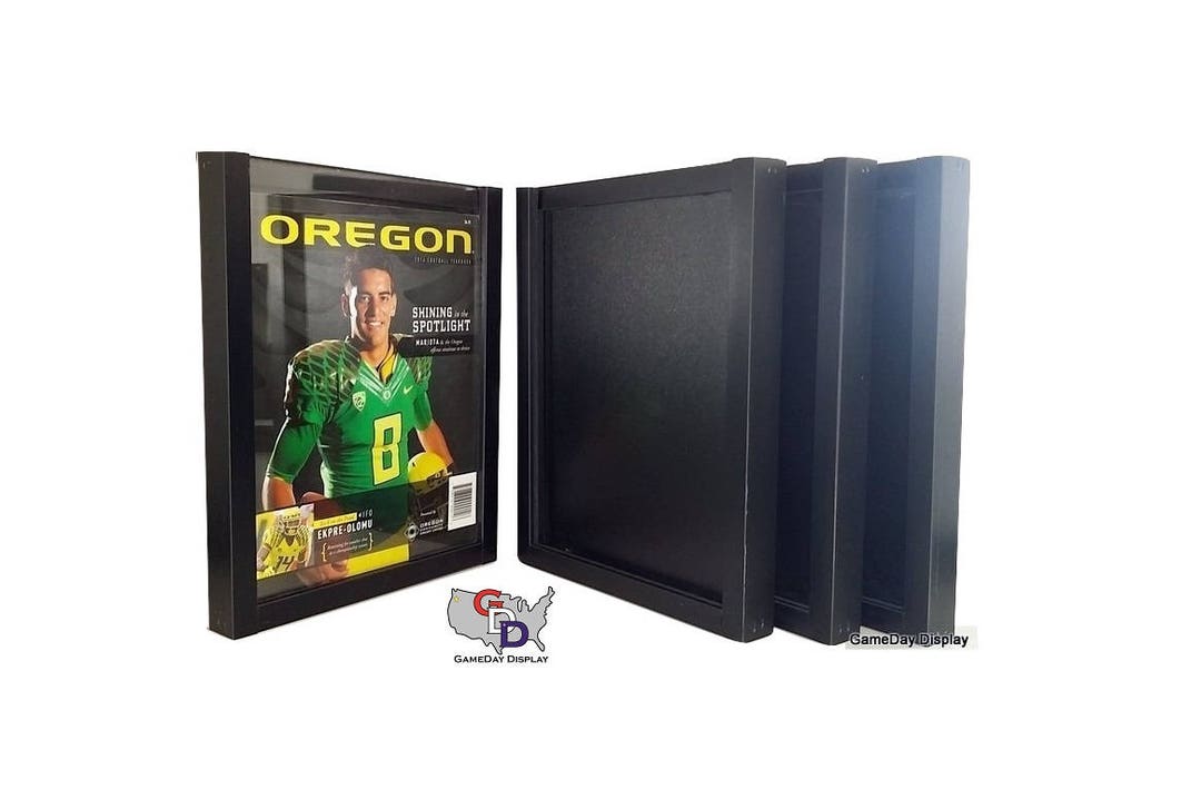 Lot of 4 Standard Sized Magazine Display Case Frame by Gameday Display ...