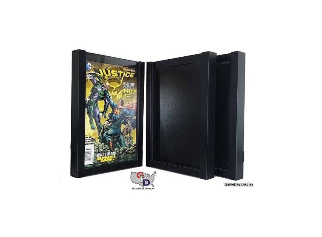 Lot of 3 Standard Sized Comic Book Magazine Display Case Frame by ...