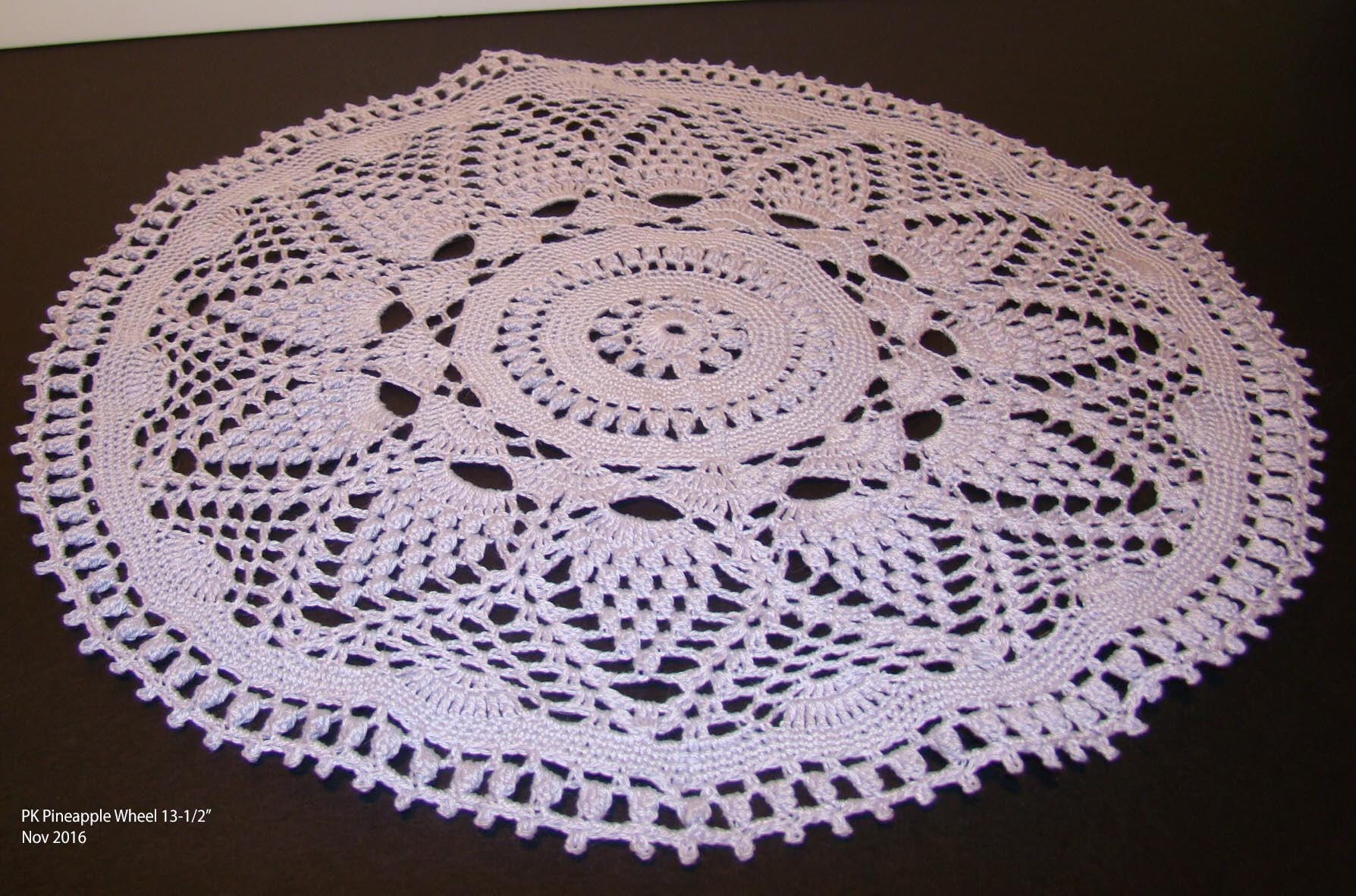 Pineapple Wheel Pattern by Patricia Krisoffersen - Etsy 日本