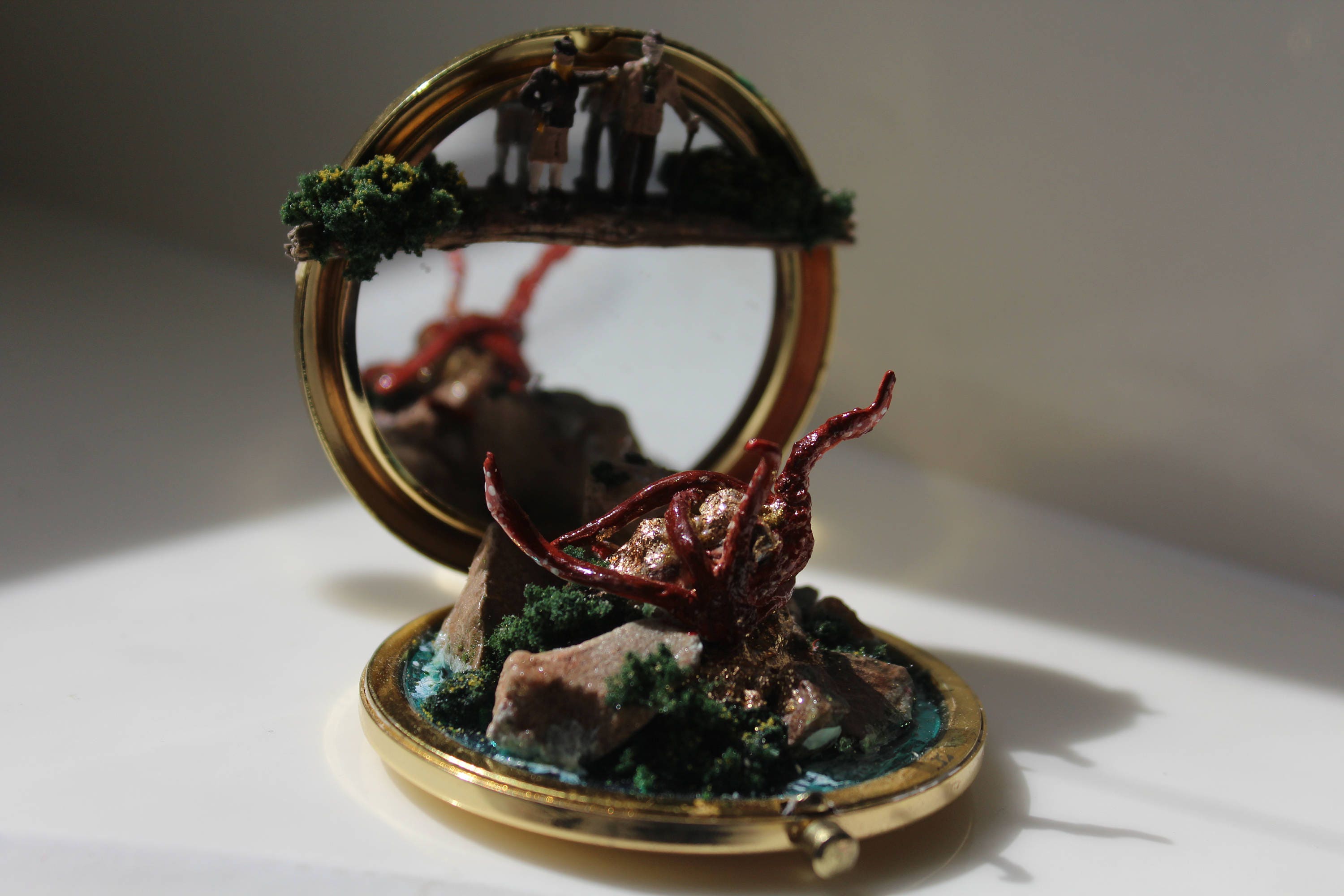 Made to Order Miniature Diorama Fantasy World Compact Mirror - Etsy