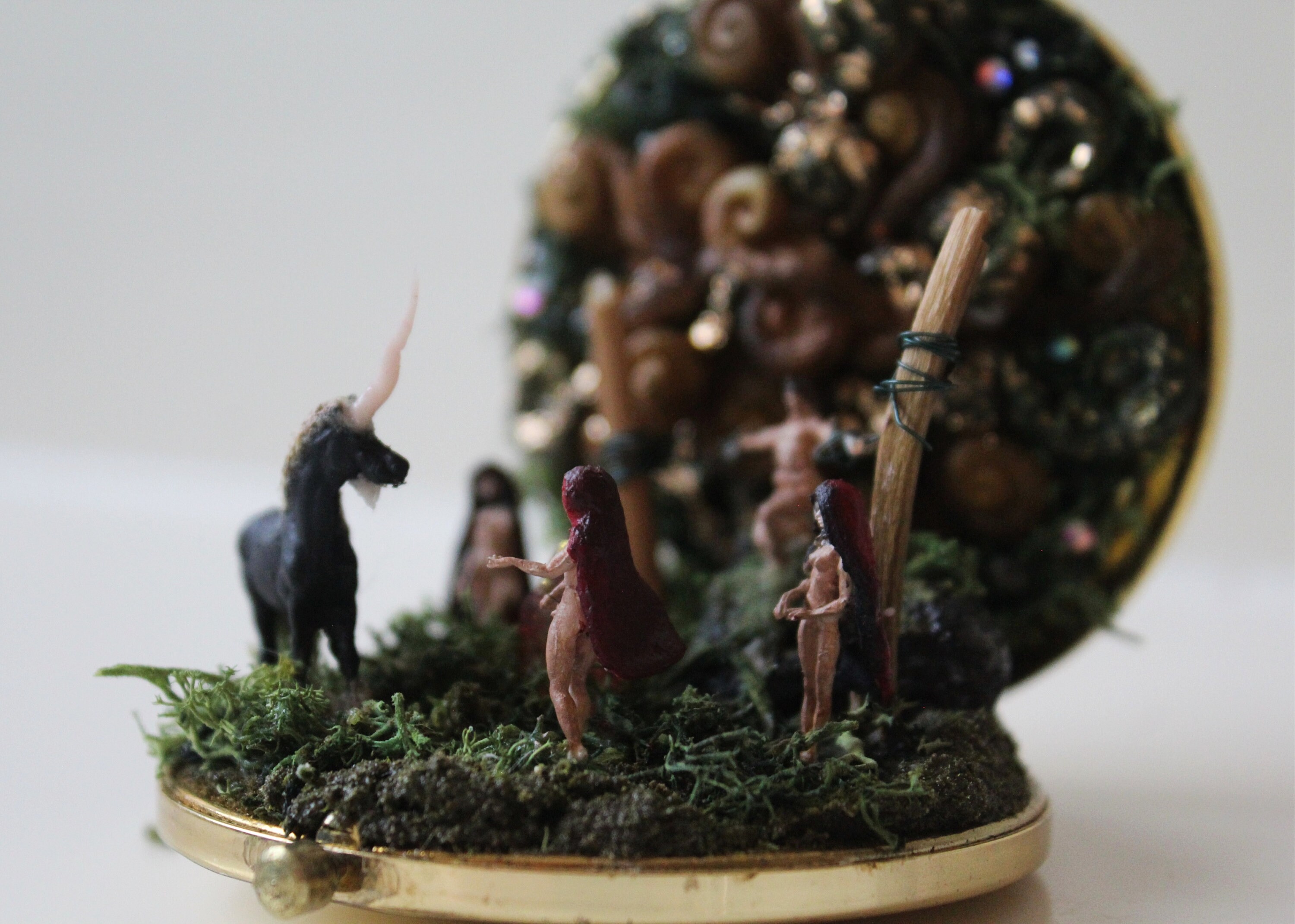 Made to Order Miniature Diorama Fantasy Tiny Unicorn Micro - Etsy