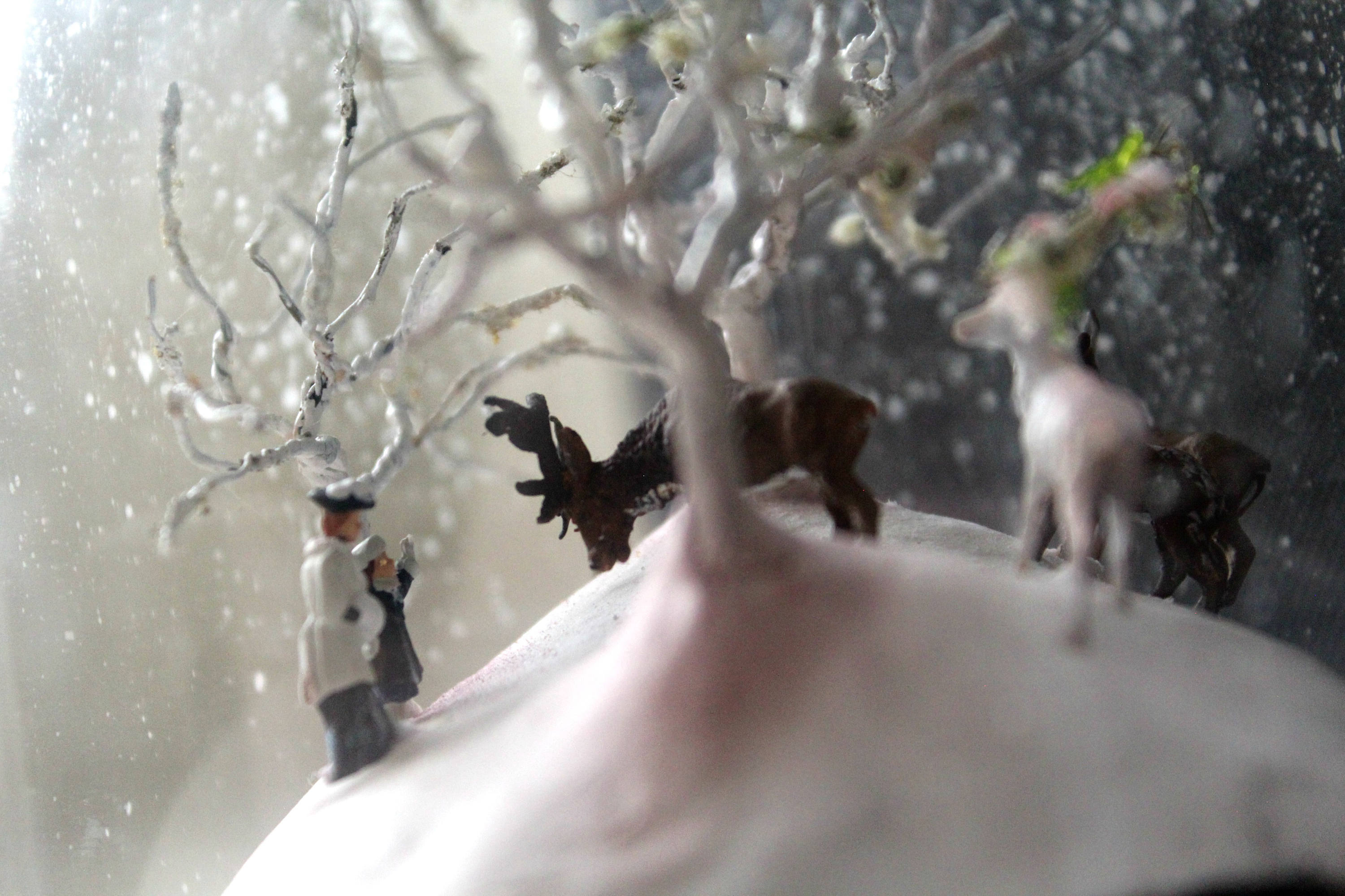 Made to Order Miniature Diorama Fantasy Micro Glass Dome Tiny Deer: the ...