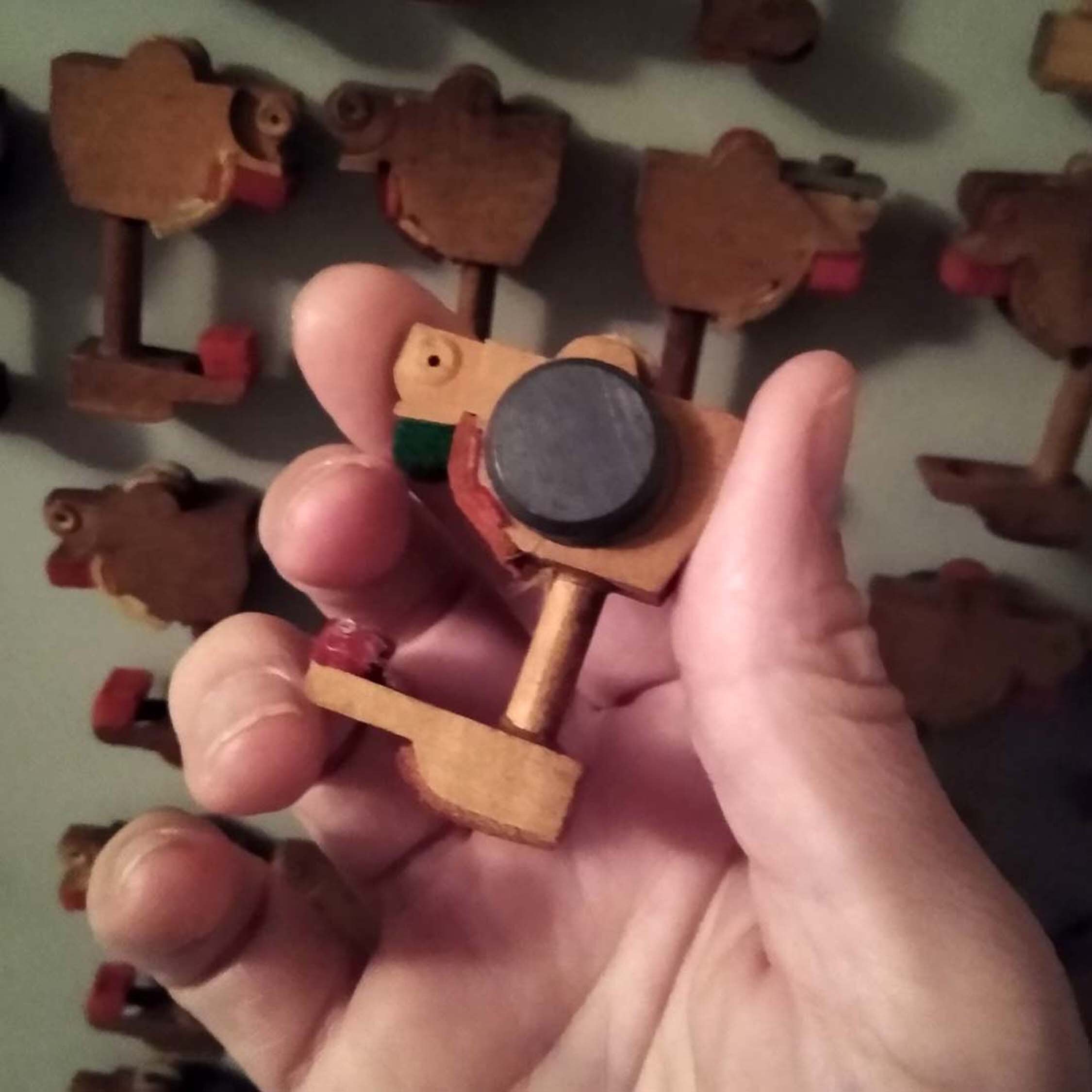 Set of 8 Chick Magnets Piano Hammer Butt Refrigerator Fridge | Etsy