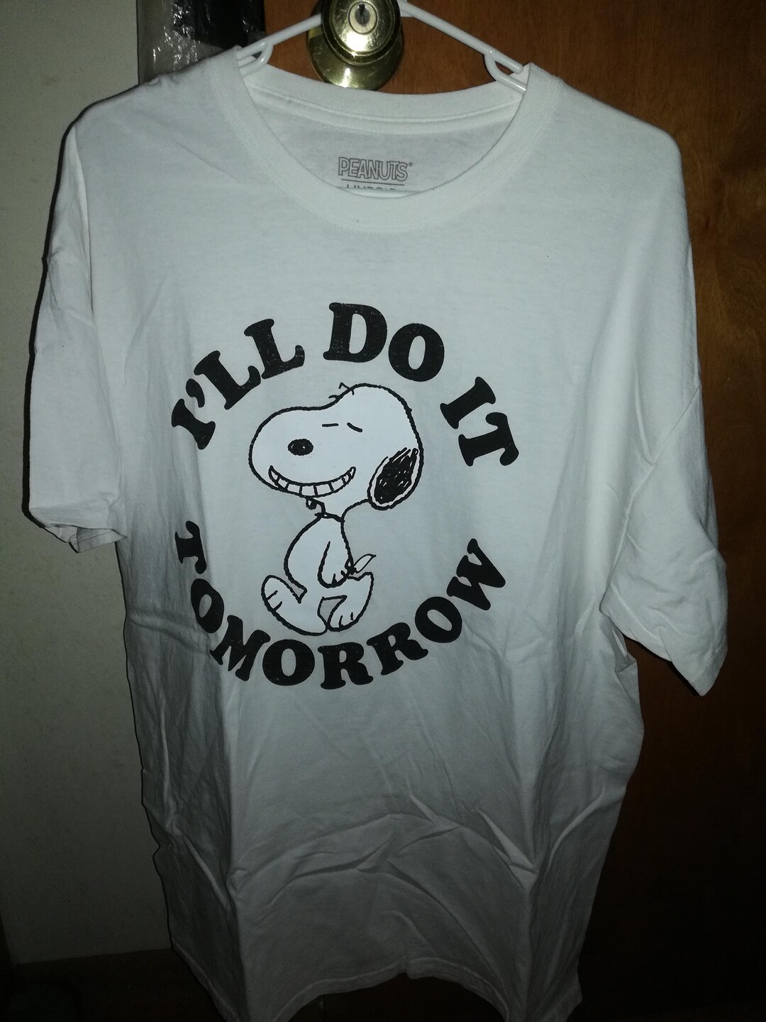 Snoopy Ill Do It Tomorrow T-shirt - Etsy