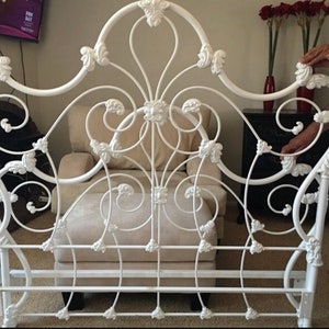 Iron Bed - Etsy