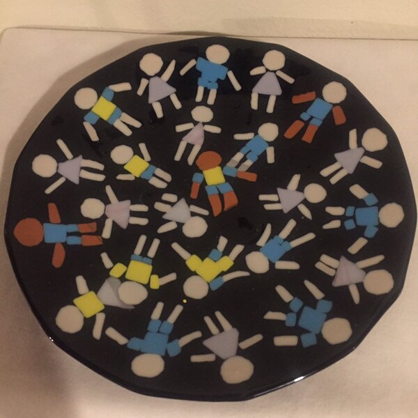 Fused Glass Hydrangea - Etsy