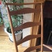 Wooden Maple Shaker Style Rocking Chair With Rush Seat and Shawl Bar - Etsy
