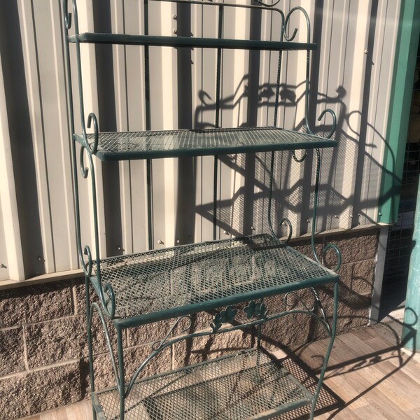 Wrought Iron Garden Rack - Etsy