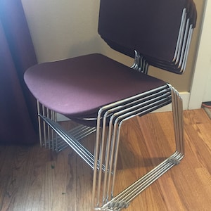 Steelcase Max Stacker Upholstered Stacking Chairs ( 16 Available) - Etsy