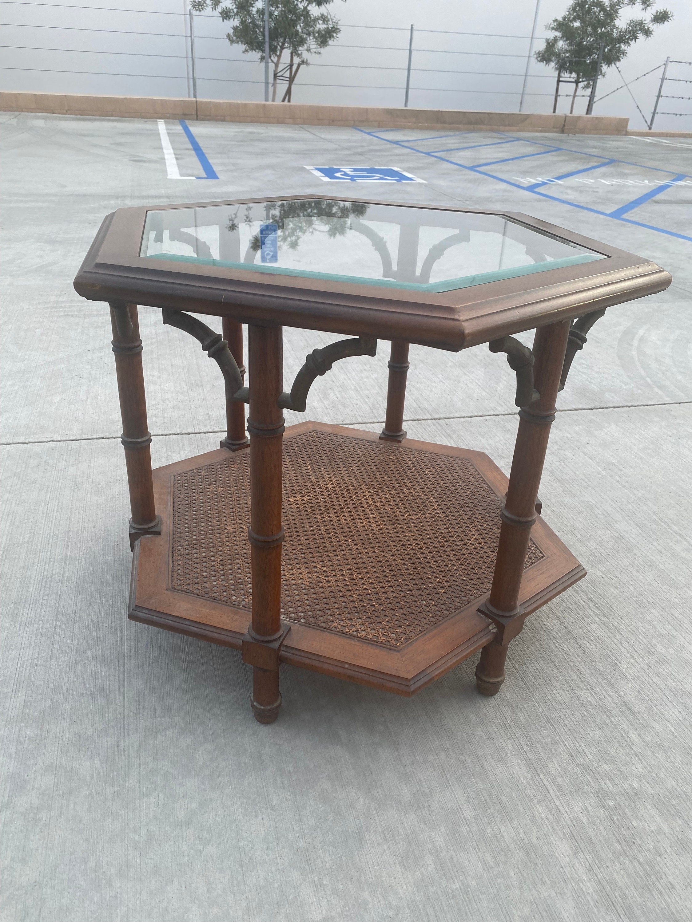 Brass Bamboo Table - Etsy Brass Bamboo Table - Etsy