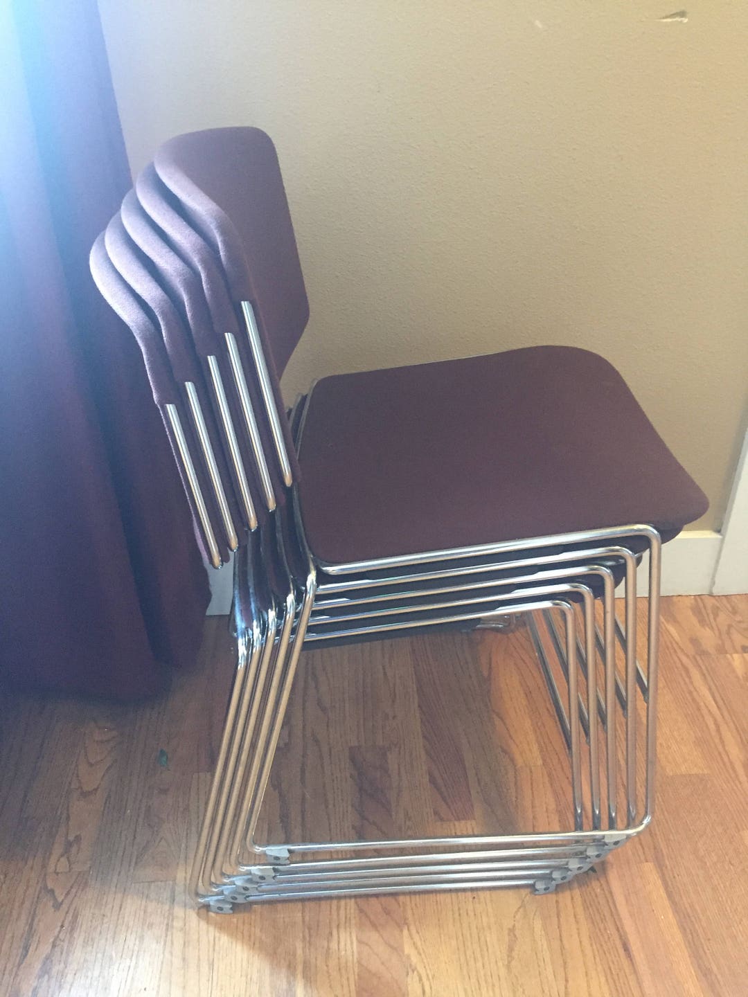 Steelcase Max Stacker Upholstered Stacking Chairs ( 16 Available) - Etsy