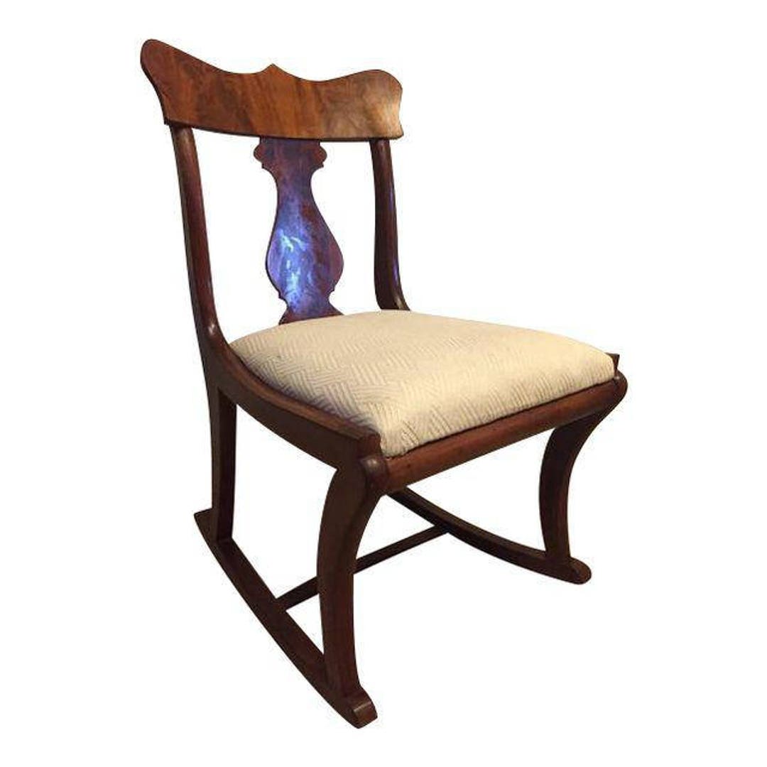 Early Twentieth Century Wooden Rocking Chair - Etsy