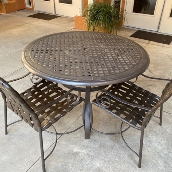 Used Patio Table and Chairs - Etsy