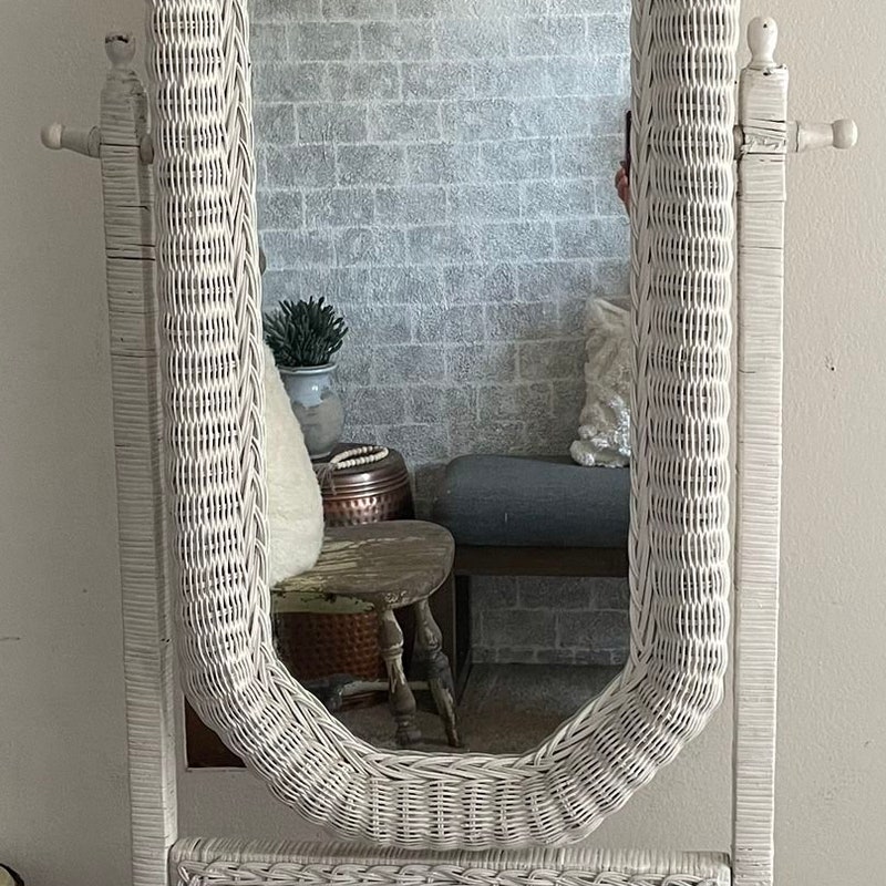 Wicker Mirror - Etsy