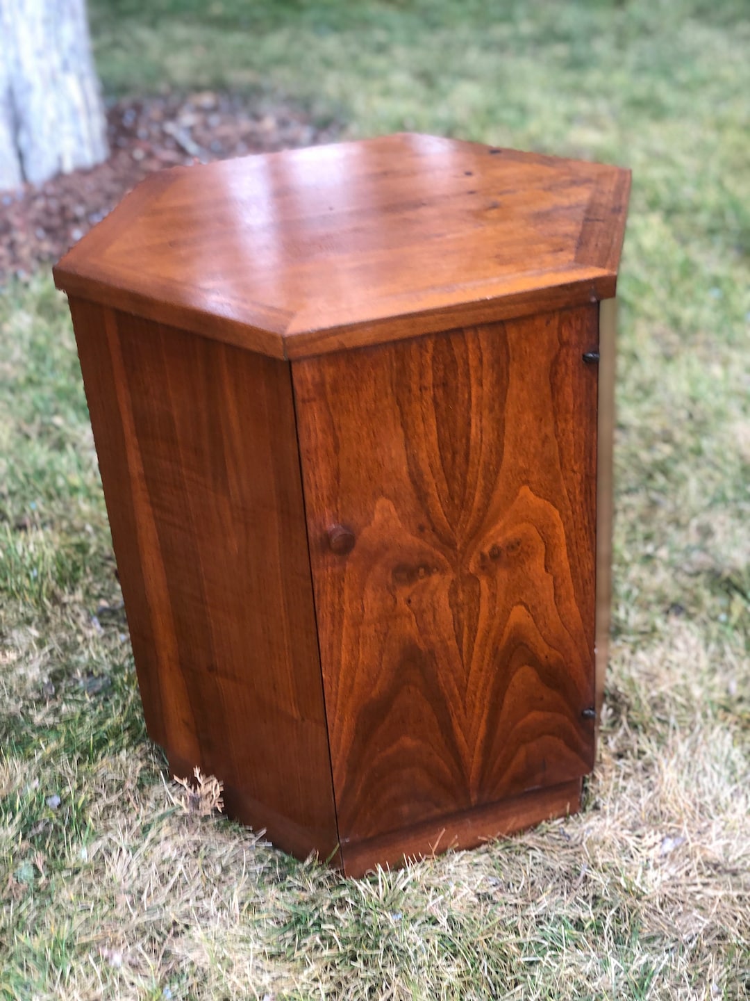 Lane Altavista Hexagon Cabinet End Table - Etsy