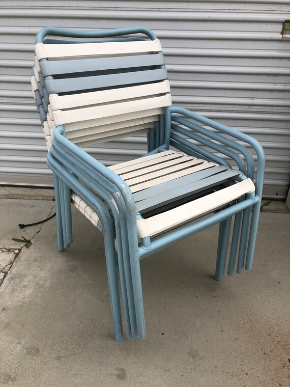 Set of 5 Vintage Tropitone Light Blue Frames and Whitevinyl - Etsy