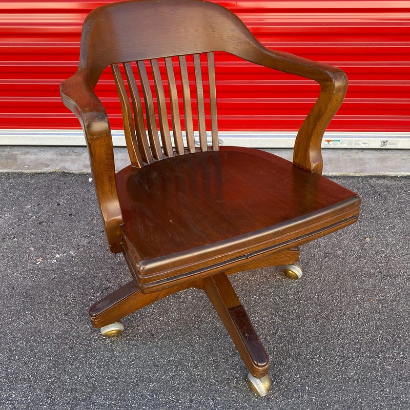 Bankers Chair - Etsy