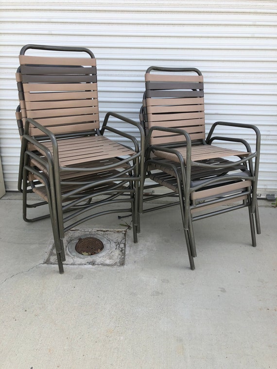 Vintage Tropitone Khaki Frames and Tan Vinyl Straps 7 - Etsy