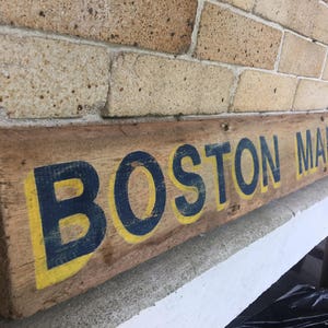 Boston Marathon Sign - Etsy