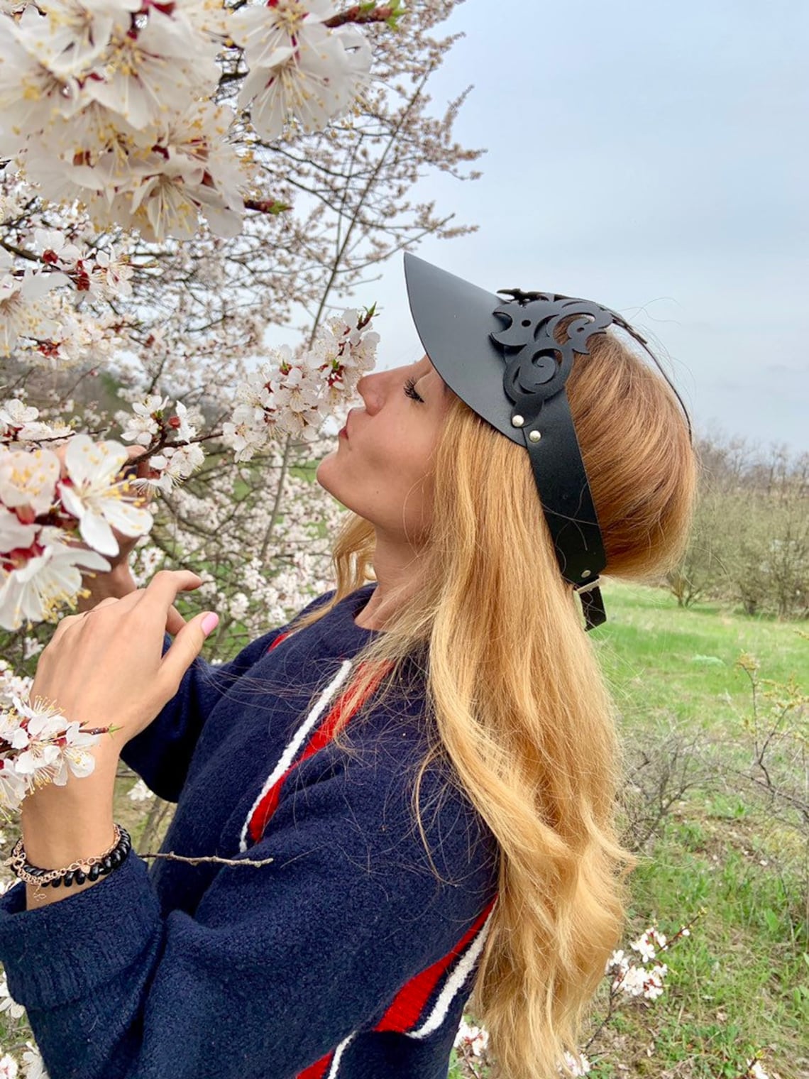 Leather Visors Leather Cap Leather Hat Cap Harness | Etsy