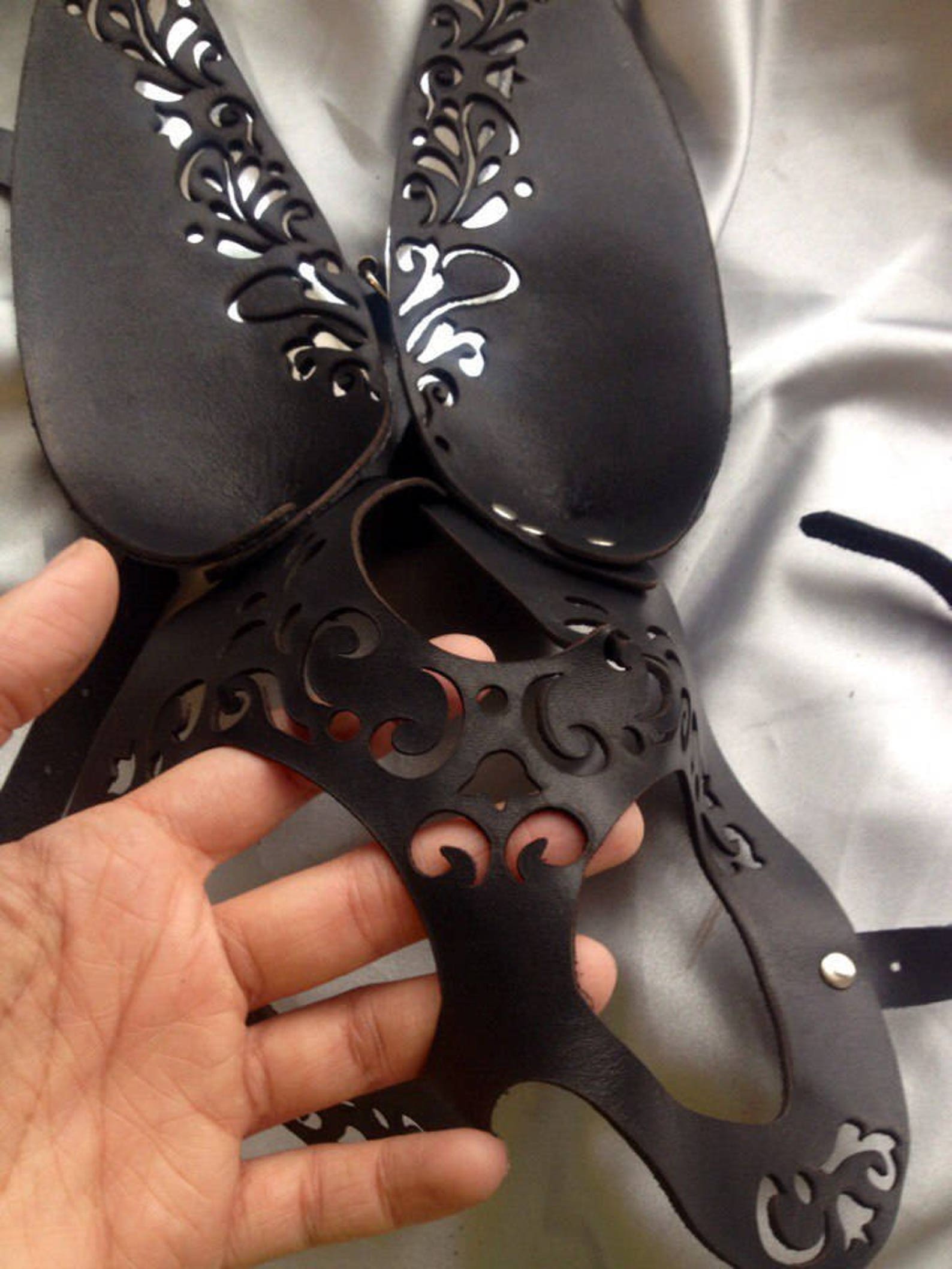 Rabbit maskLeather bunny mask rabbit mask party mask bdsm | Etsy