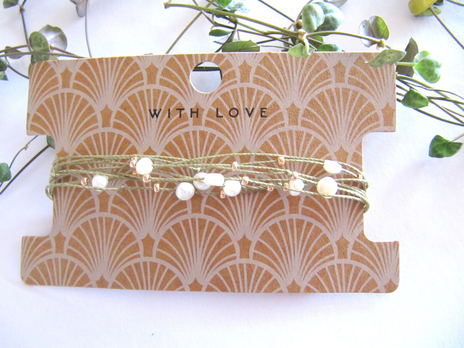 Multi String Perlen Armband, Minimalistische Armband mit ...