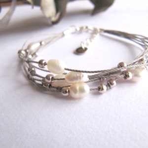 Multi String Perlen Armband, Minimalistische Armband mit ...