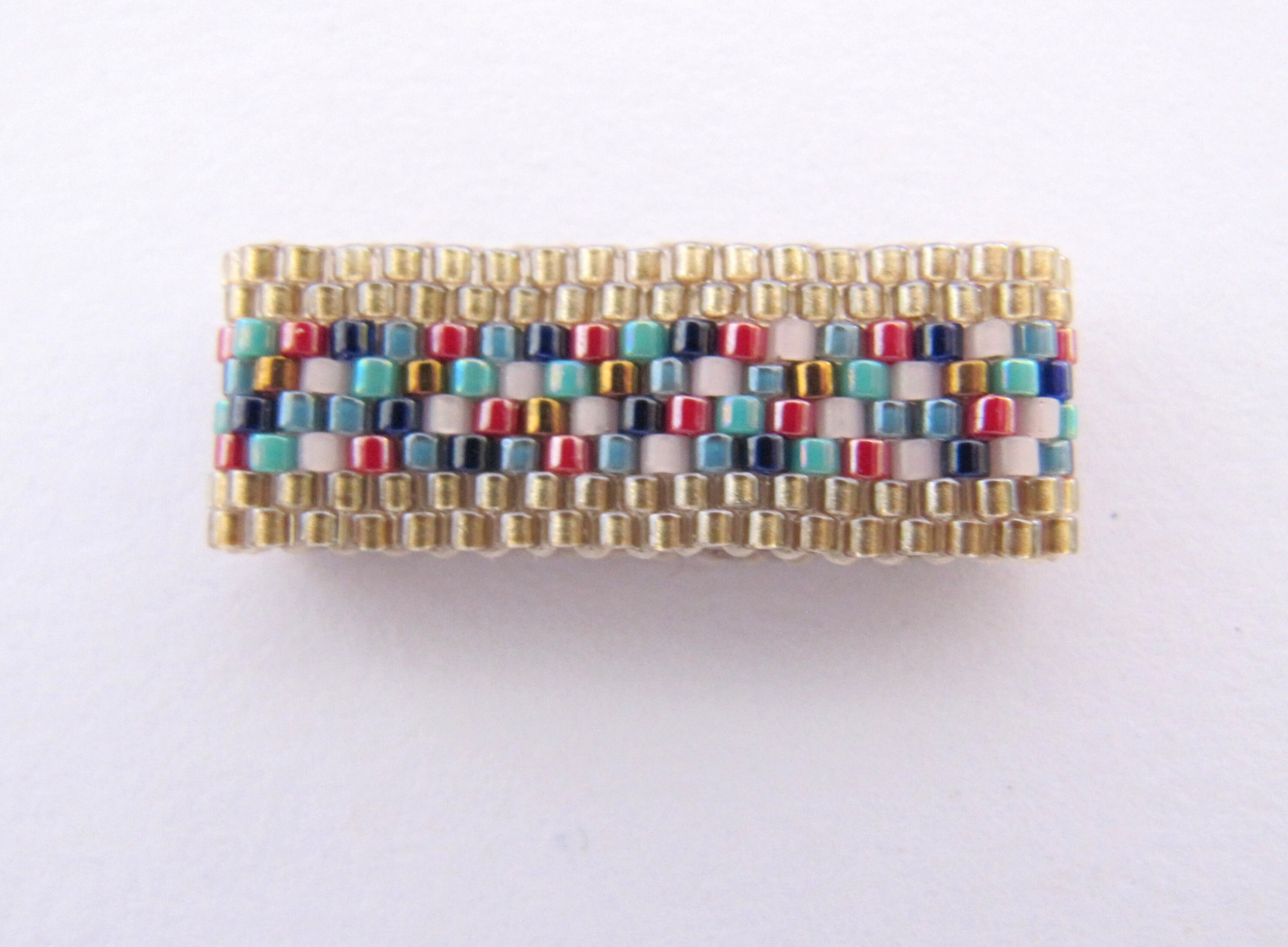 Miyuki Ring Peyote Ring Antialergic Ring Miyuki Gift for - Etsy