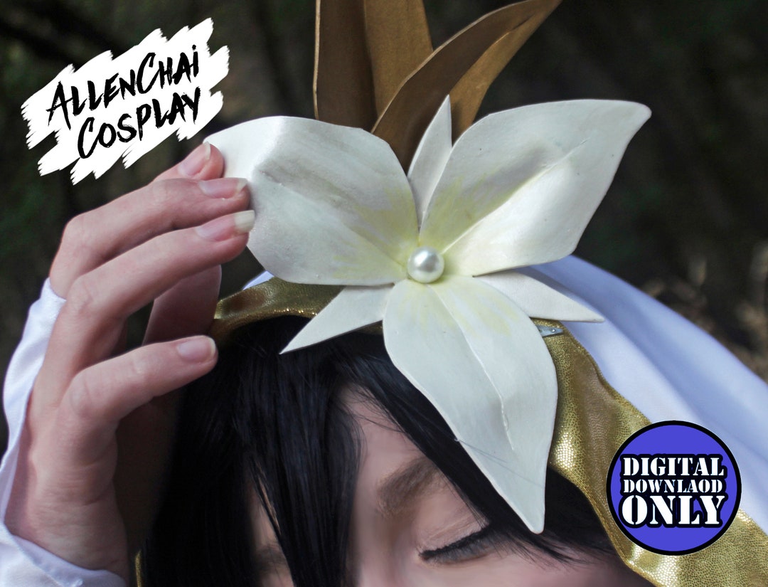 Venti Flower Hair Clip Pattern - Genshin Impact - Etsy