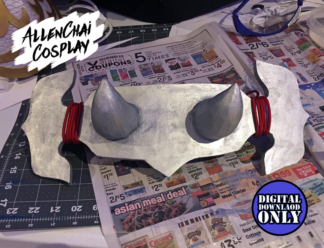 Dog Demon Shoulder Armor Pattern - Download - Etsy