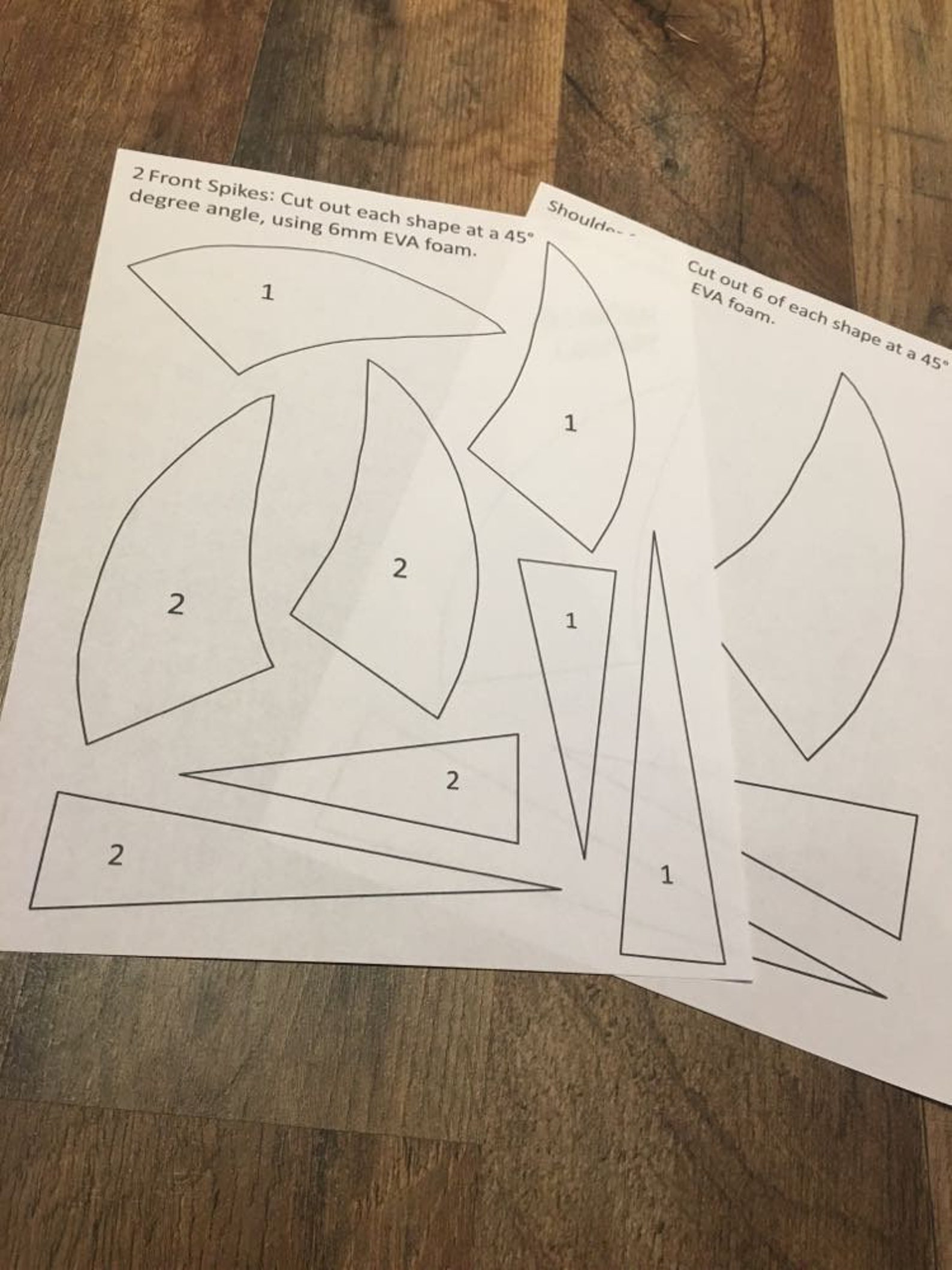 Dog Demon Shoulder Armor Pattern Download - Etsy