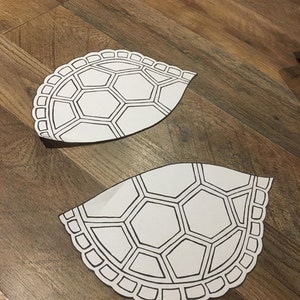 Turtle Shell Template! *PDF DOWNOAD* // Template and Pattern - Etsy