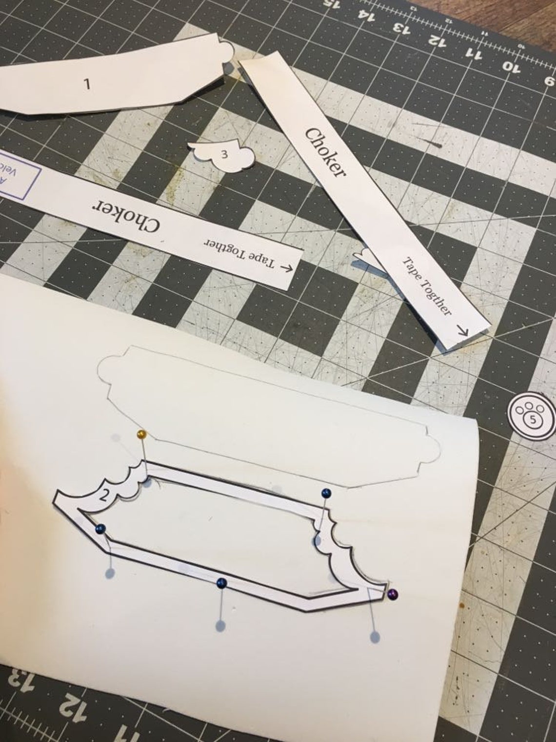 Gorou Choker Pattern/template Genshin Impact | Etsy