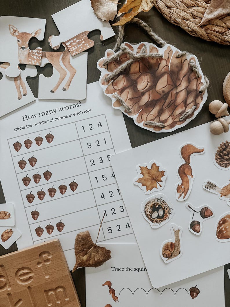 Homeschool Autumn Unit Study Printable Bundle - Etsy