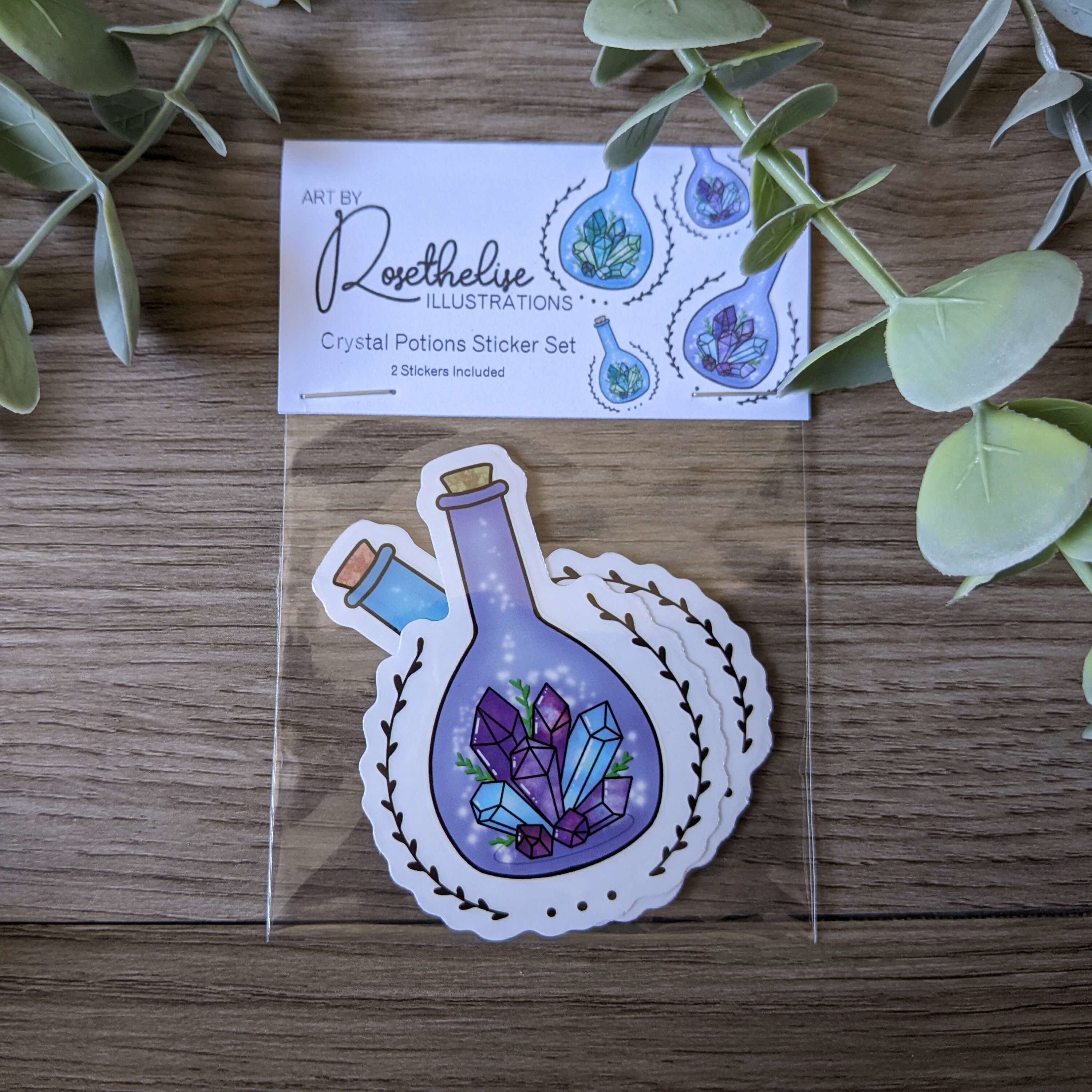 Potion Bottle Sticker Set - Etsy